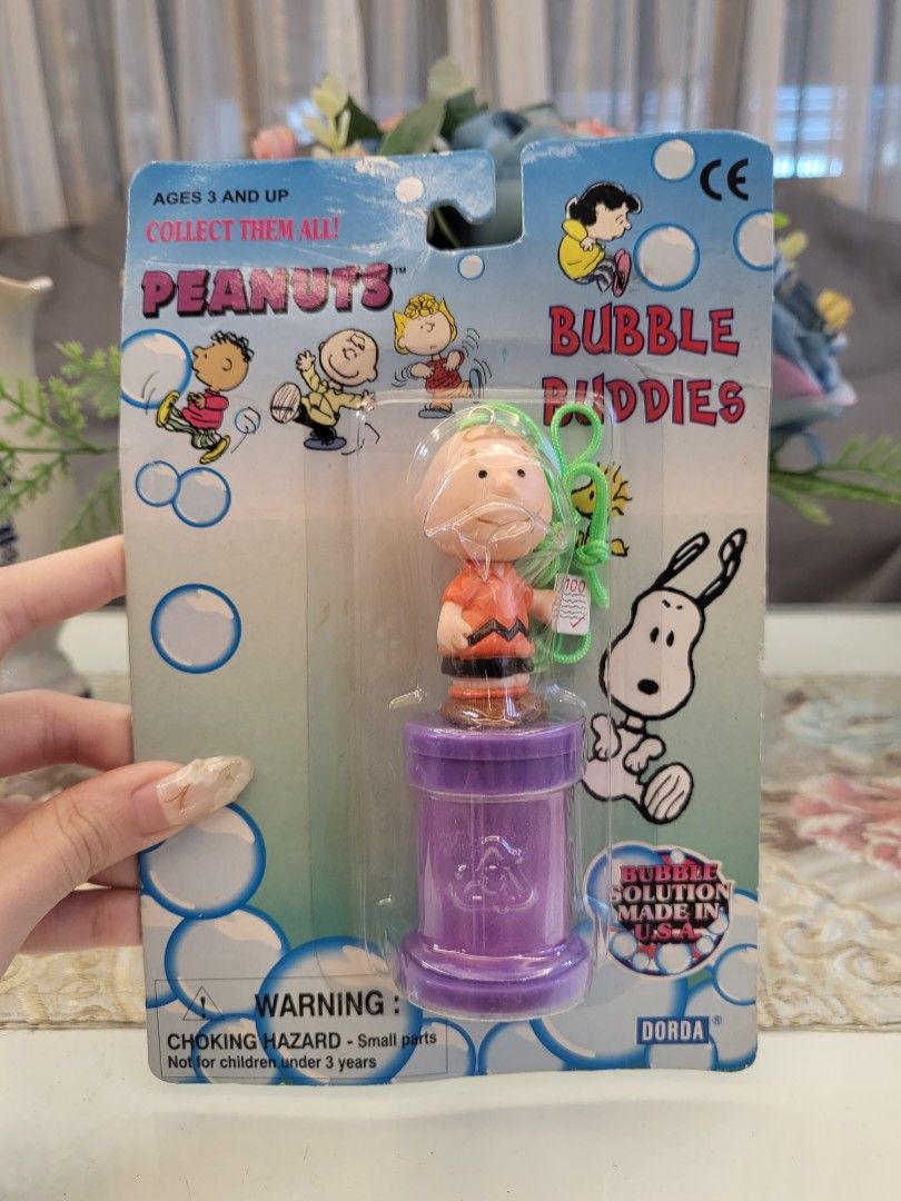 Peanuts Charlie Brown Bubble Toy, Hobbies & Toys, Toys & Games on Carousell