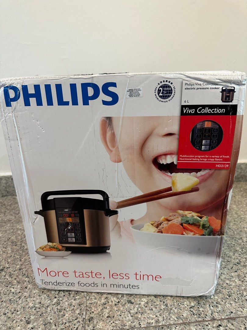Philips electric pressure cooker (brand new), TV & Home Appliances ...
