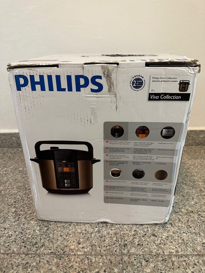 Philips electric pressure cooker (brand new), TV & Home Appliances ...