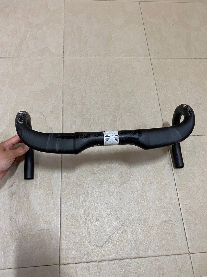 Pinarello Most Jaguar XFC Aero TiCR Carbon Road Handlebar (Matt-Black ...