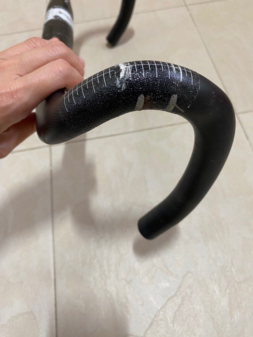 Pinarello Most Jaguar XFC Aero TiCR Carbon Road Handlebar (Matt-Black ...