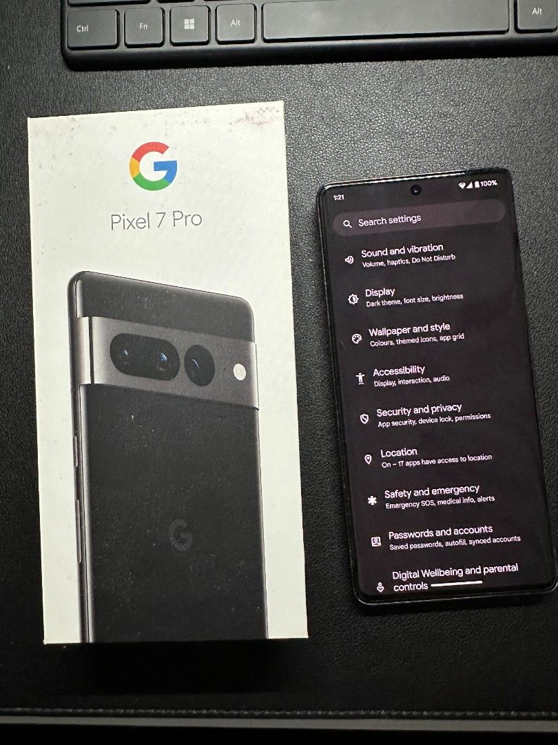 Pixel 7 Pro Obsidian 128GB, Mobile Phones & Gadgets, Mobile Phones ...