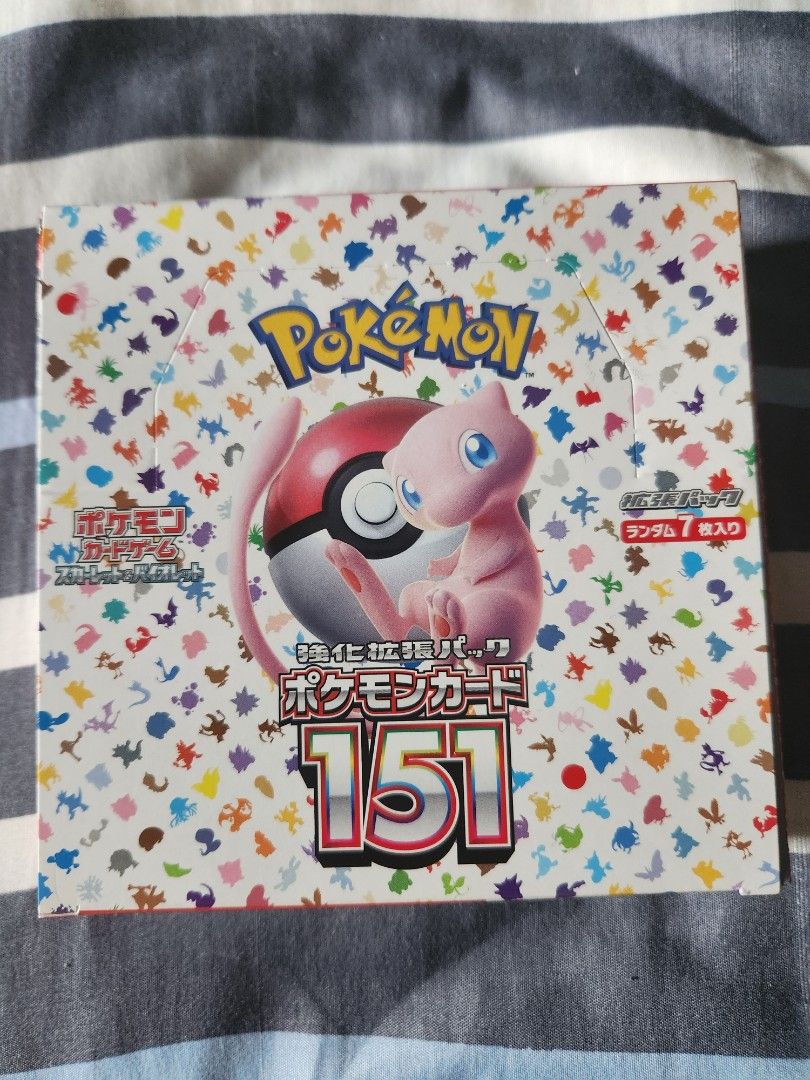 Pokemon 151 Jap Box (Unshrunk), Hobbies & Toys, Toys & Games on Carousell