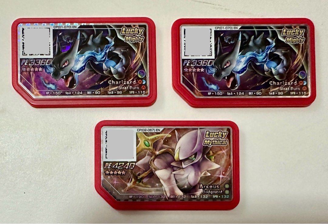 Pokemon GaOle Rush One 1 to 5 Star Cards, Hobbies & Toys, Toys & Games ...