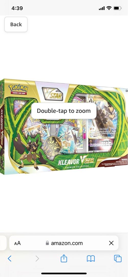 Pokemon Kleavor VSTAR Collection Box, Hobbies & Toys, Toys & Games on ...