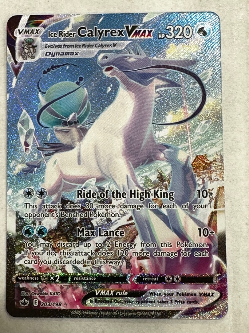 Pokemon TCG Calyrex Vmax Alt Art Secret, Hobbies & Toys, Toys & Games ...