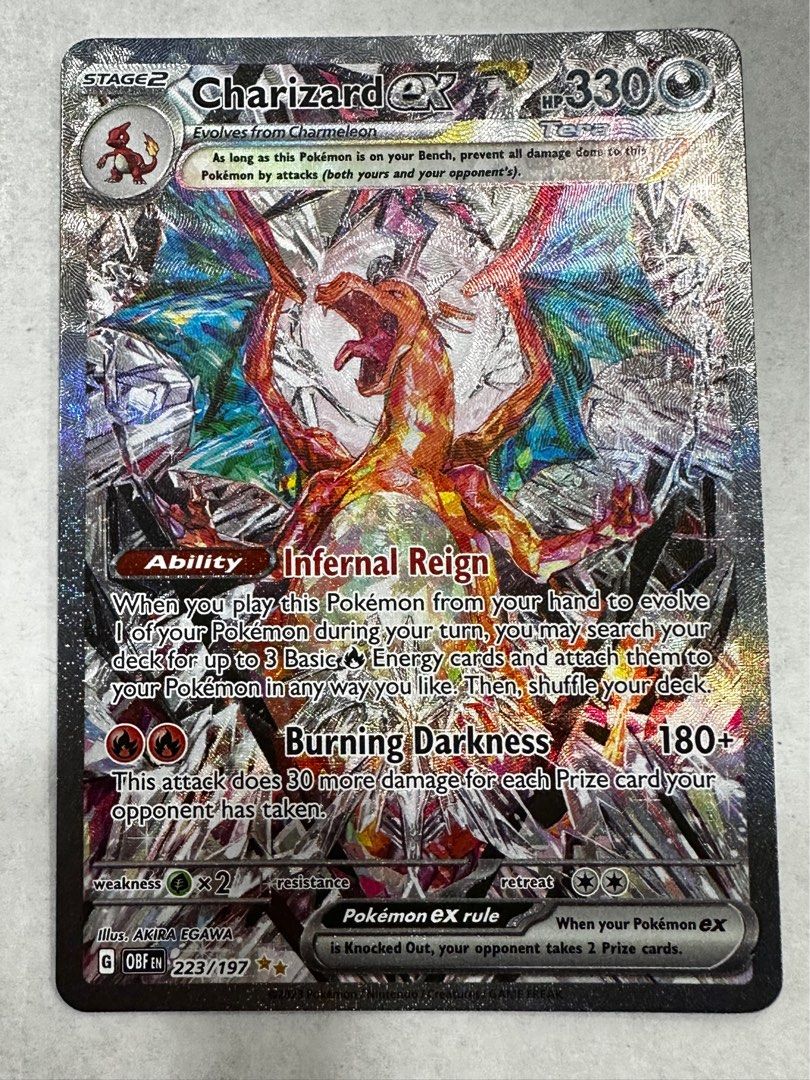 Pokemon TCG Charizard Ex SAR 223/197, Hobbies & Toys, Toys & Games on ...