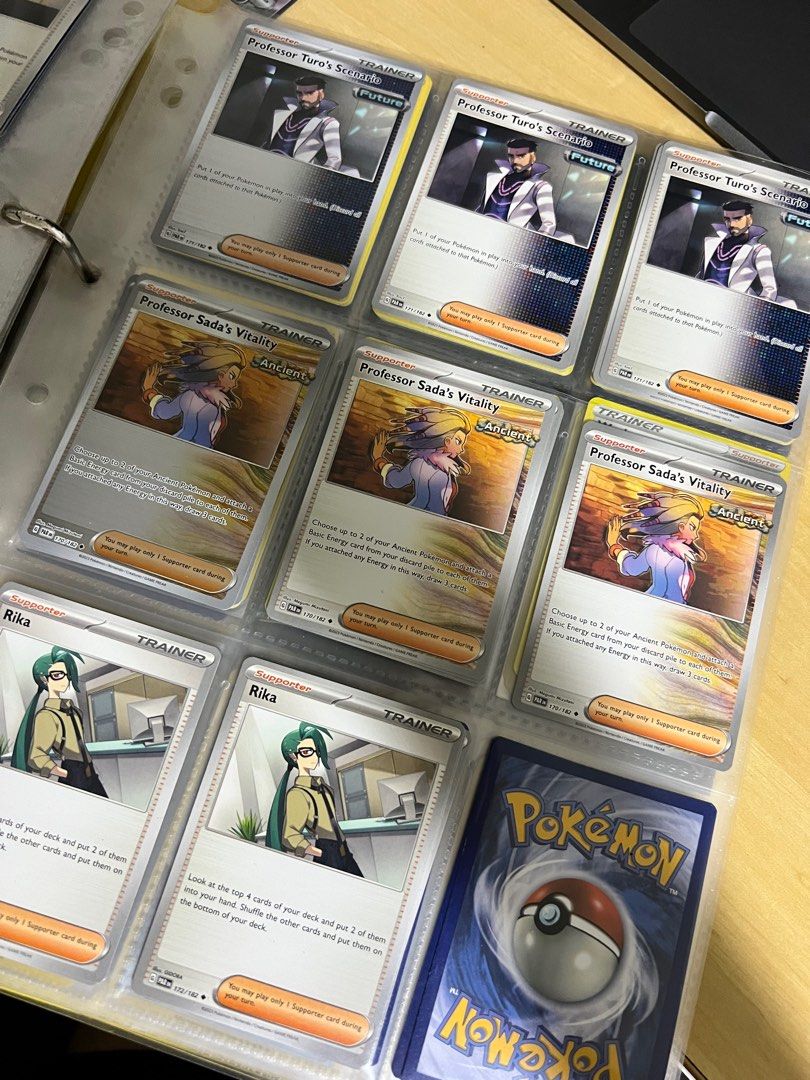 Pokemon TCG Staples SV04 UPDATED, Hobbies & Toys, Toys & Games on Carousell