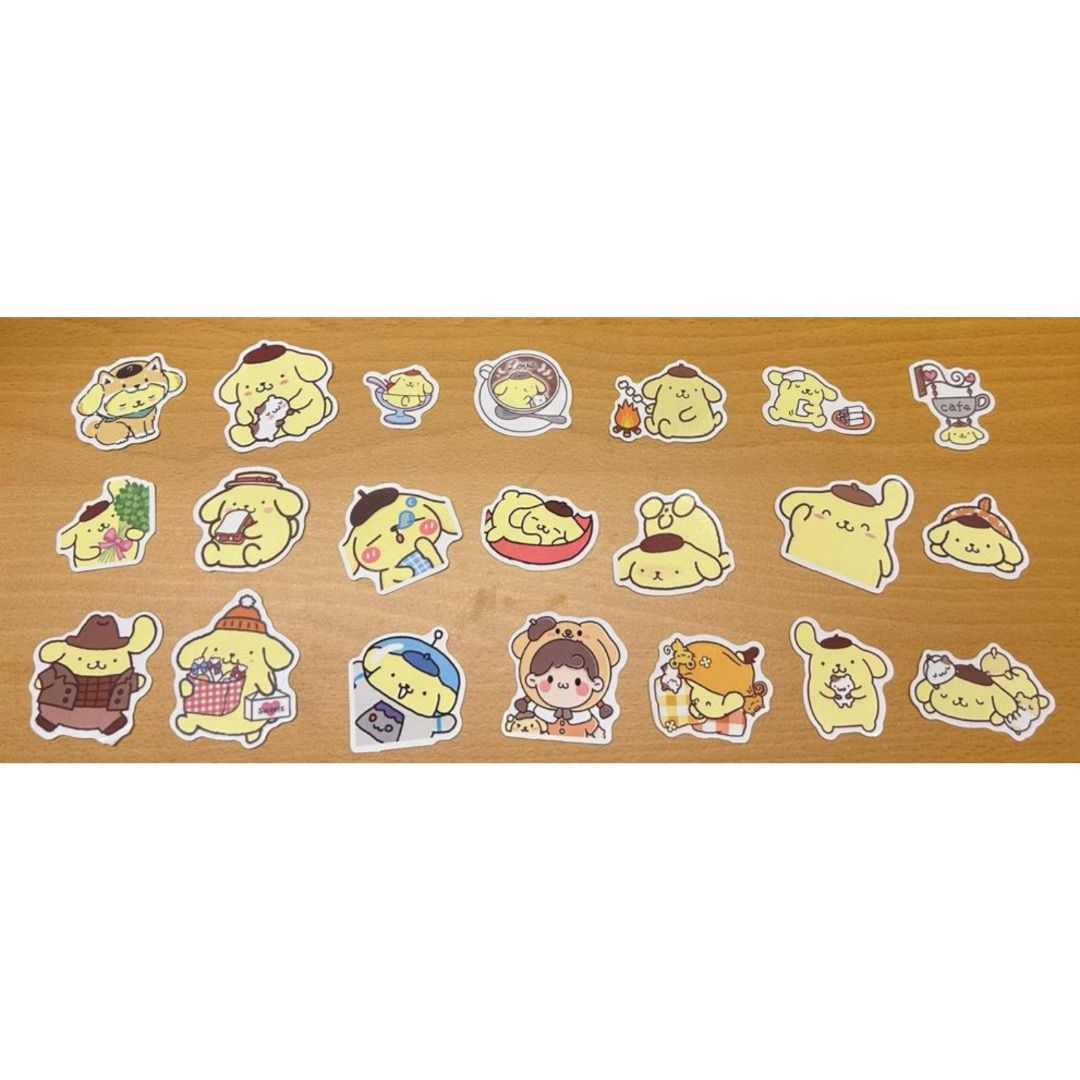 Pom Pom Purin Stickers, Hobbies & Toys, Stationery & Craft, Other ...