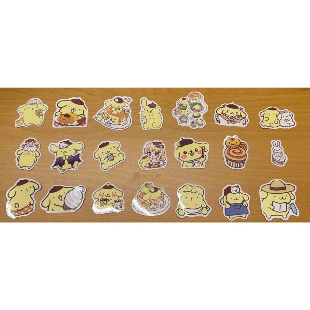 Pom Pom Purin Stickers, Hobbies & Toys, Stationery & Craft, Other ...