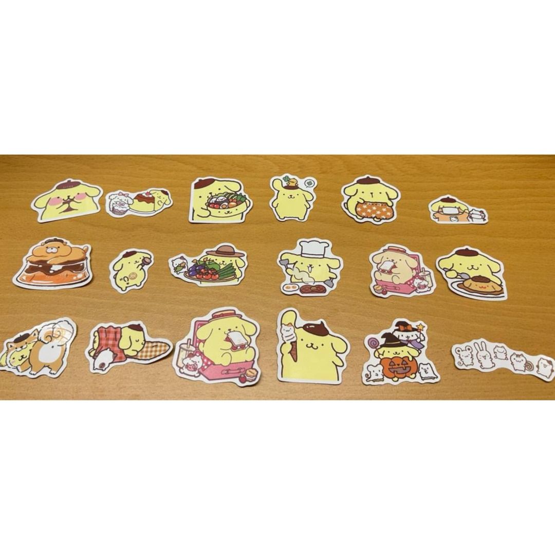 Pom Pom Purin Stickers, Hobbies & Toys, Stationery & Craft, Other ...