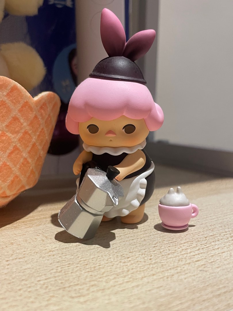 Pop Mart Pucky Rabbit Cafe Rabbit Waitress, Hobbies & Toys, Toys ...