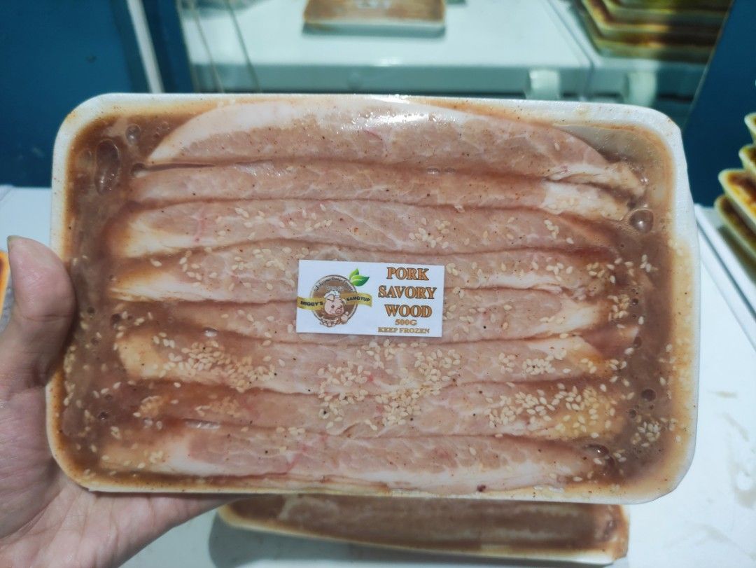PORK SAMGYUP MEATS (Plain & Flavored), Food & Drinks, Chilled & Frozen ...