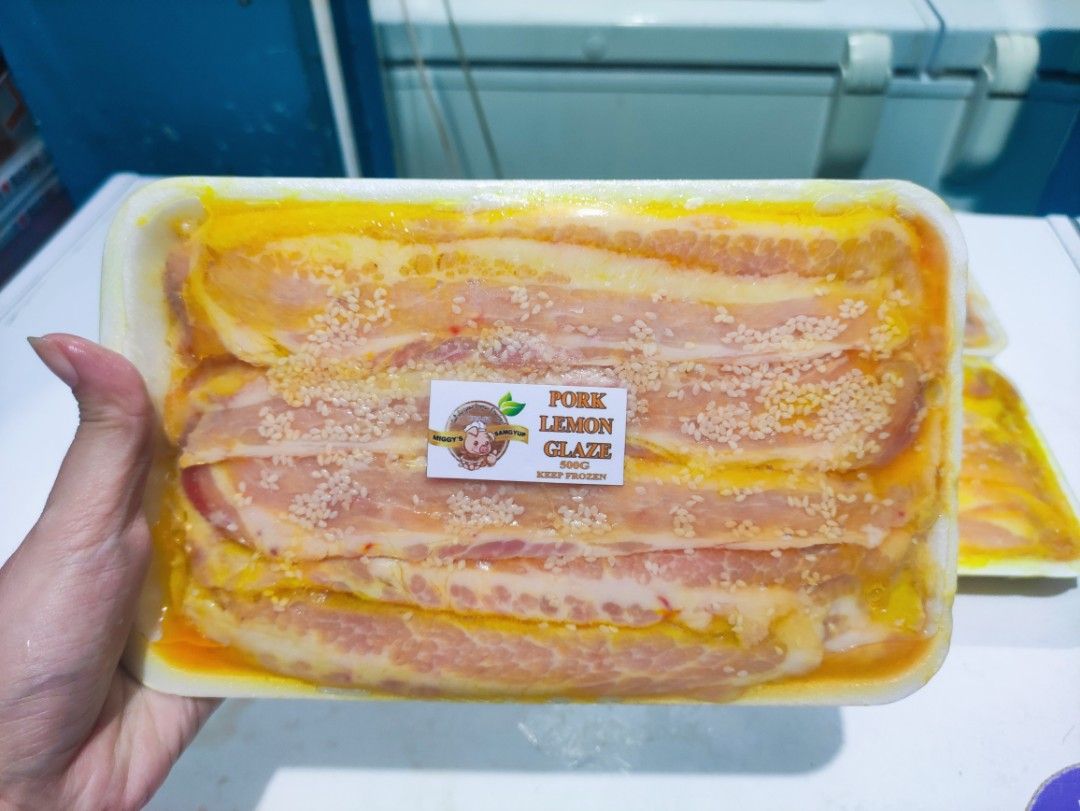 PORK SAMGYUP MEATS (Plain & Flavored), Food & Drinks, Chilled & Frozen ...