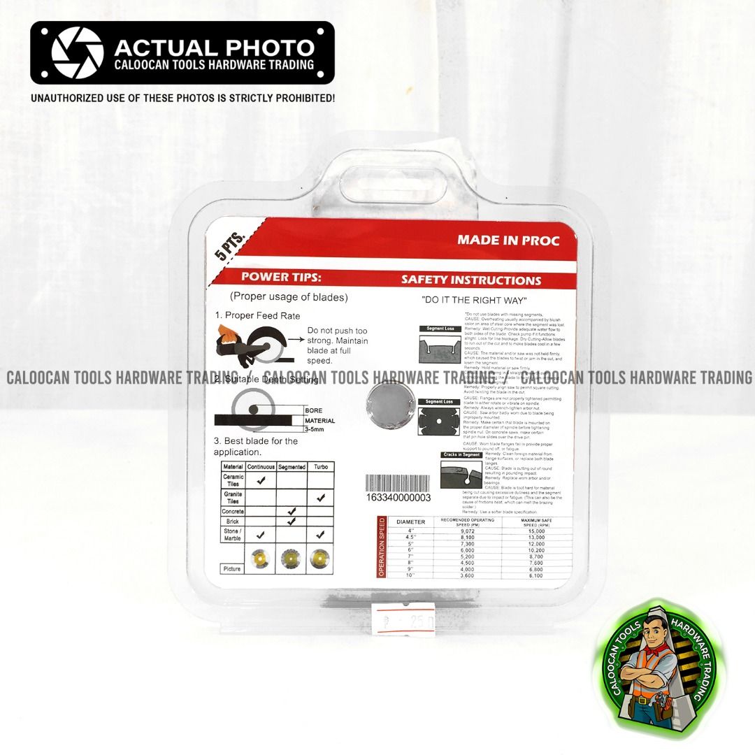 POWERCRAFT Aggressor 4"/100mm Diamond Cup Wheel (For Turbo Aggressor) - PCDB-100TST, Commercial ...