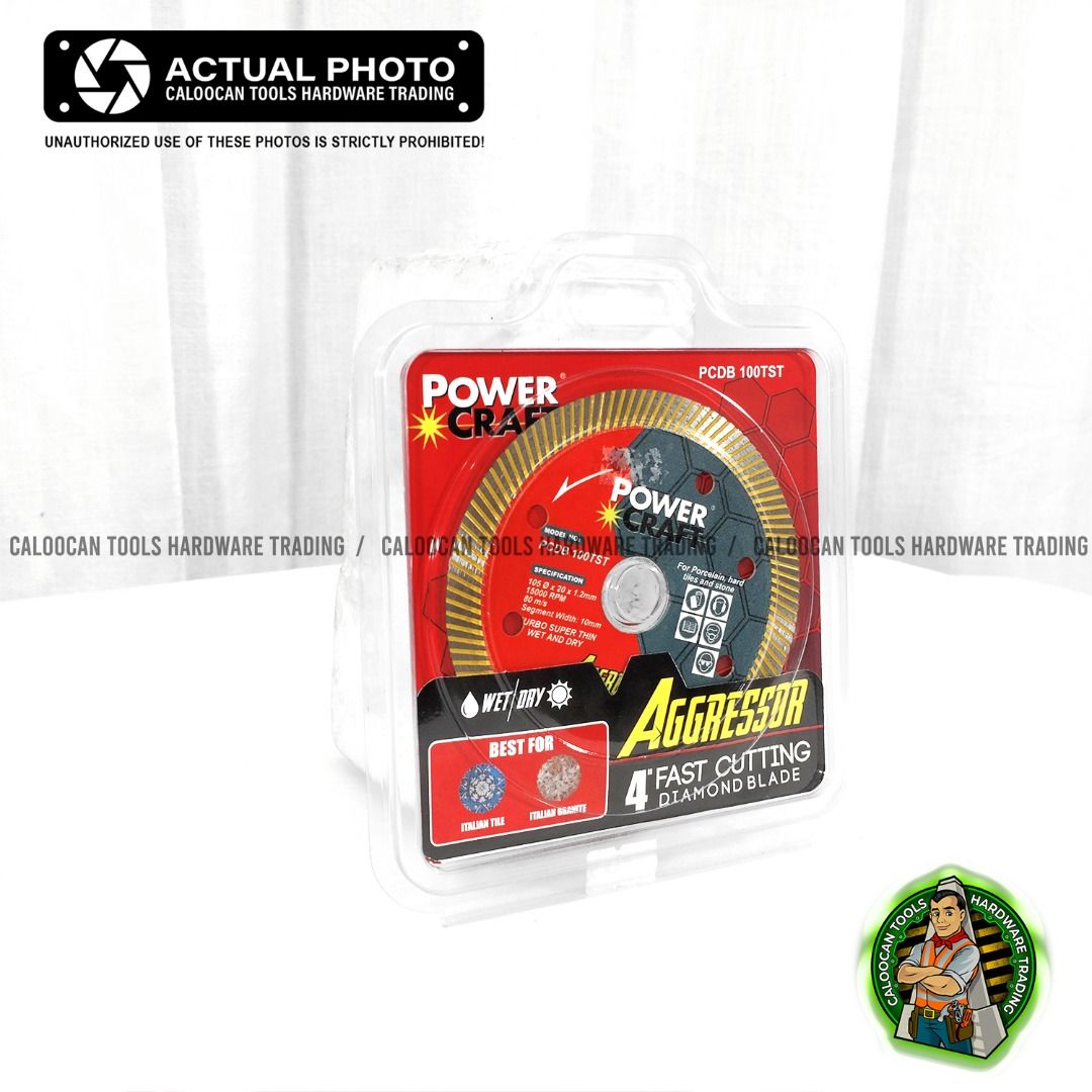 POWERCRAFT Aggressor 4"/100mm Diamond Cup Wheel (For Turbo Aggressor ...