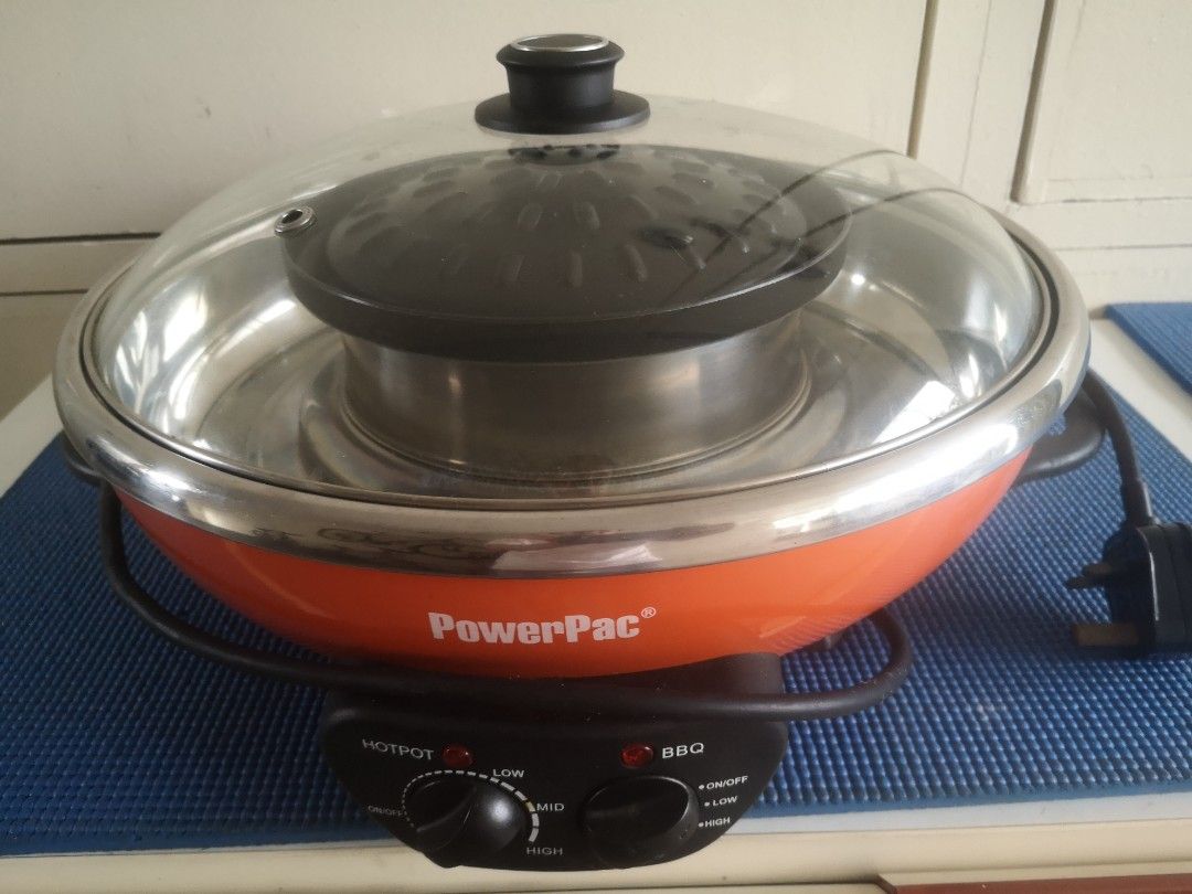 PowerPac Steamboat pot plus BBQ, TV & Home Appliances, Kitchen ...