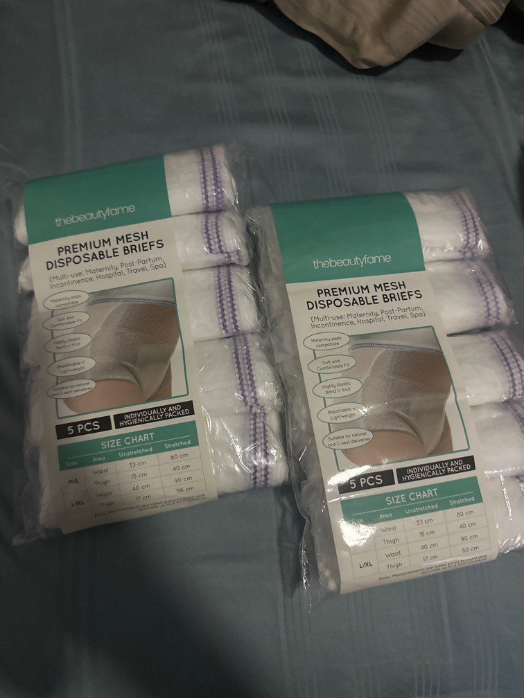 Premium Mesh Disposable Briefs, Babies & Kids, Maternity Care on Carousell