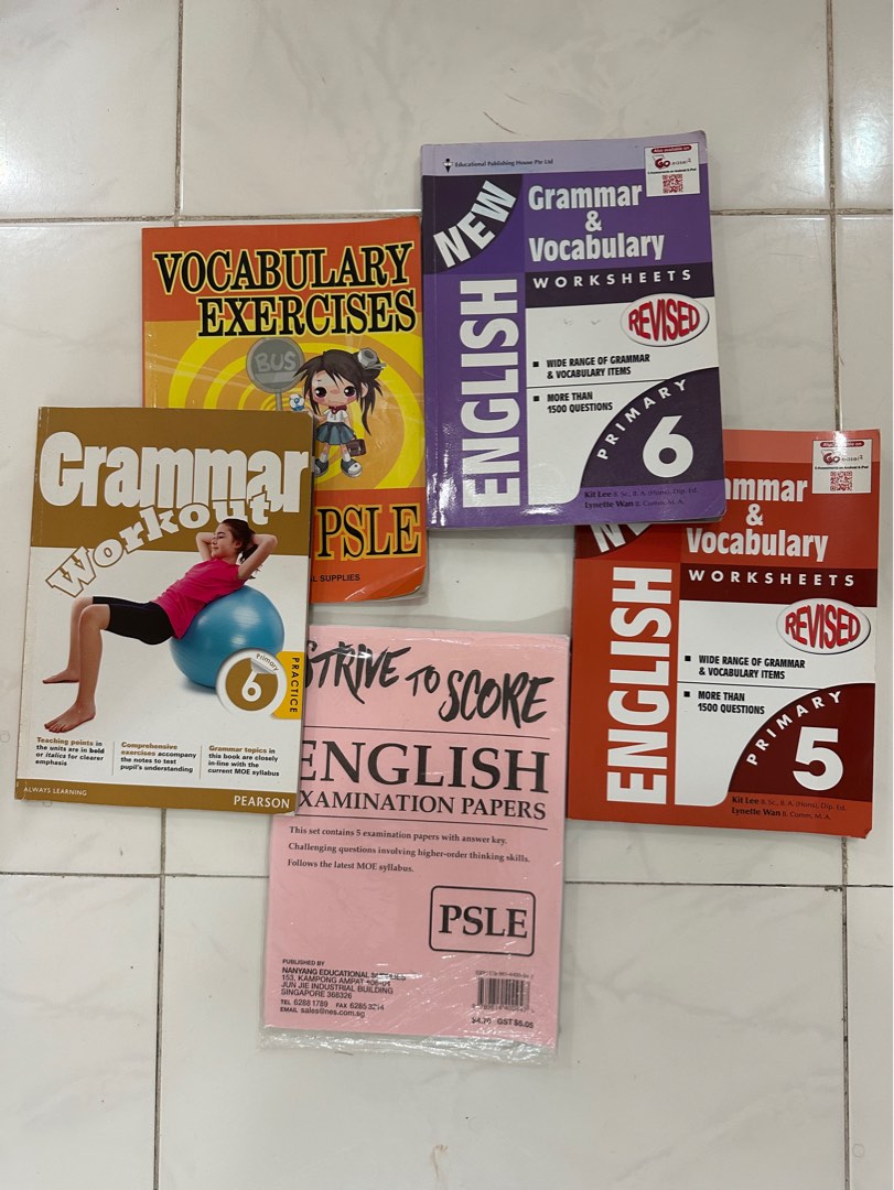 Primary 5 & 6 Books - $12 for everything, Hobbies & Toys, Books ...