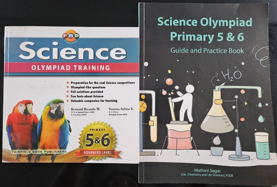 Primary 5 & 6 Science Olympiad books, Hobbies & Toys, Books & Magazines ...