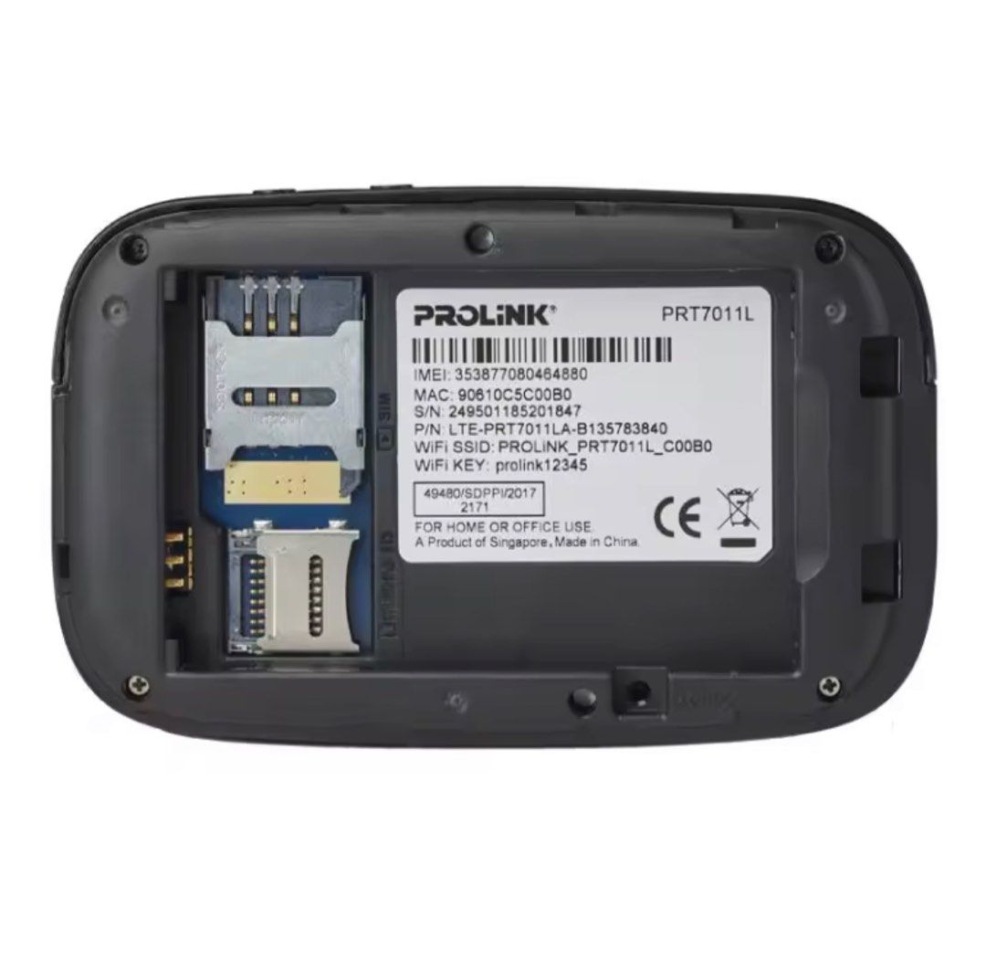 Prolink 4G pocket wifi router, Mobile Phones & Gadgets, Other Gadgets ...