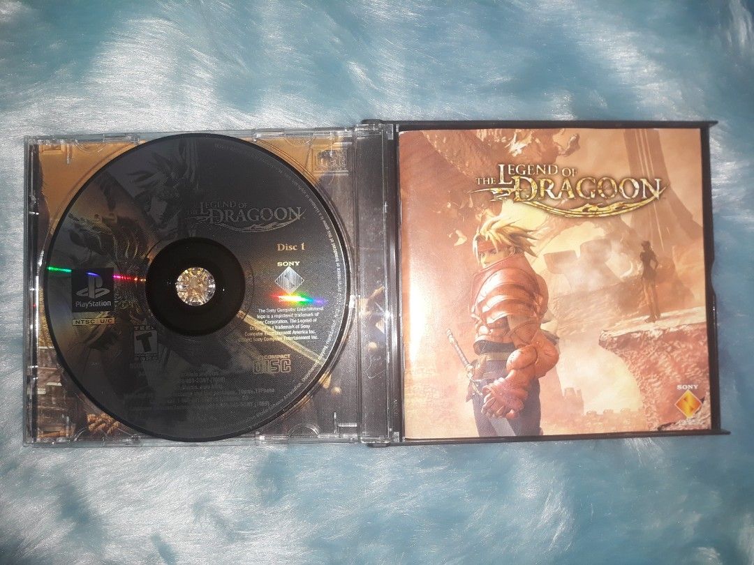 PS1 The Legend Of Dragoon (CIB) 4 Discs NTSC-U/C Greatest Hits Original ...