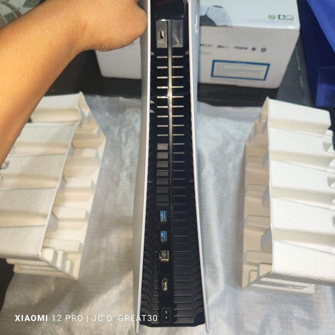 PS5 Sony PlayStation Disc Edition Complete with Warranty Receipt, Video ...