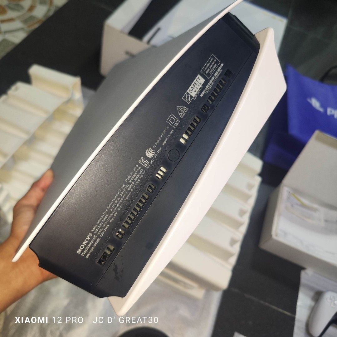 PS5 Sony PlayStation Disc Edition Complete with Warranty Receipt, Video ...