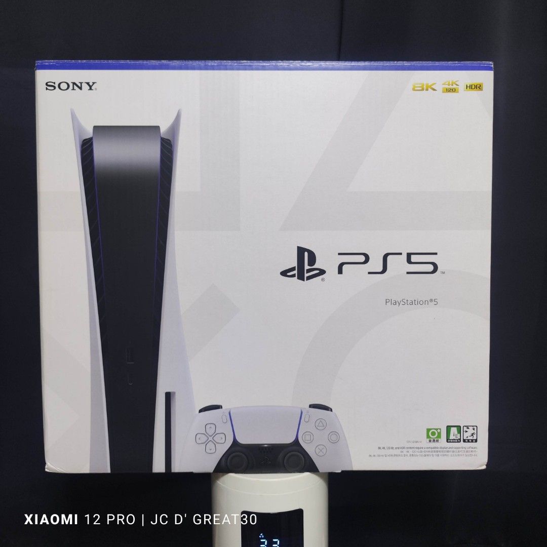 PS5 Sony PlayStation Disc Edition Complete with Warranty Receipt, Video ...