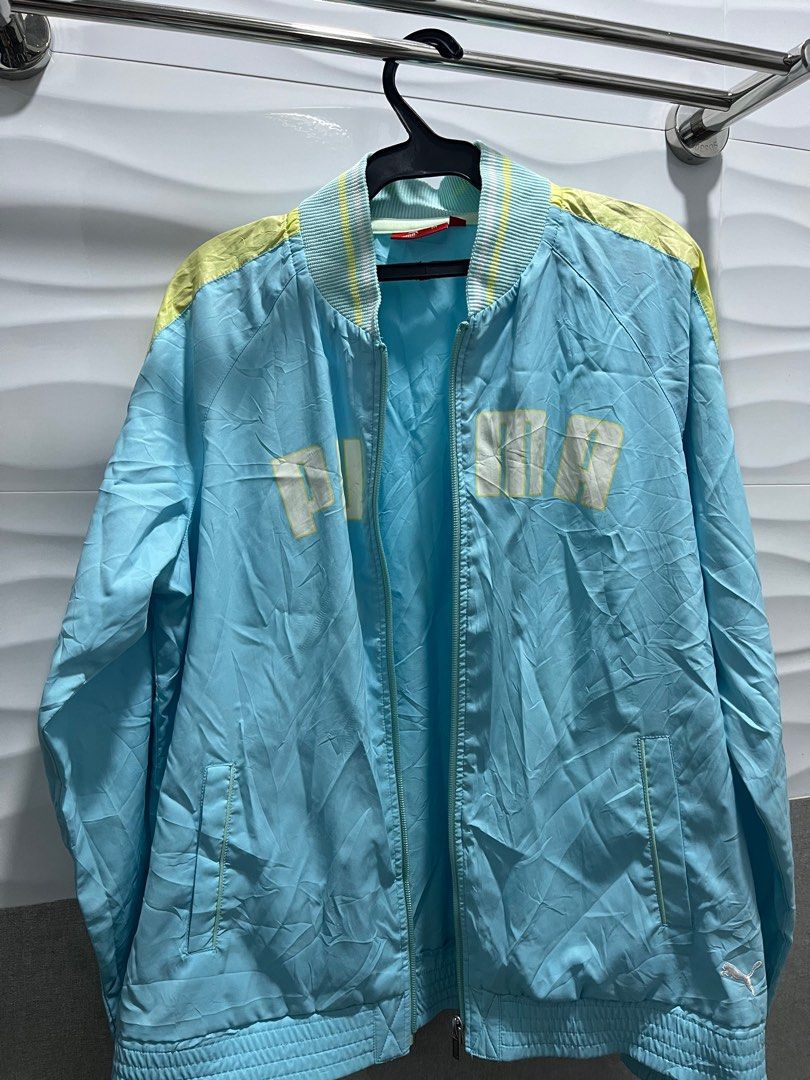 PUMA (Light blue), Men's Fashion, Coats, Jackets and Outerwear on Carousell