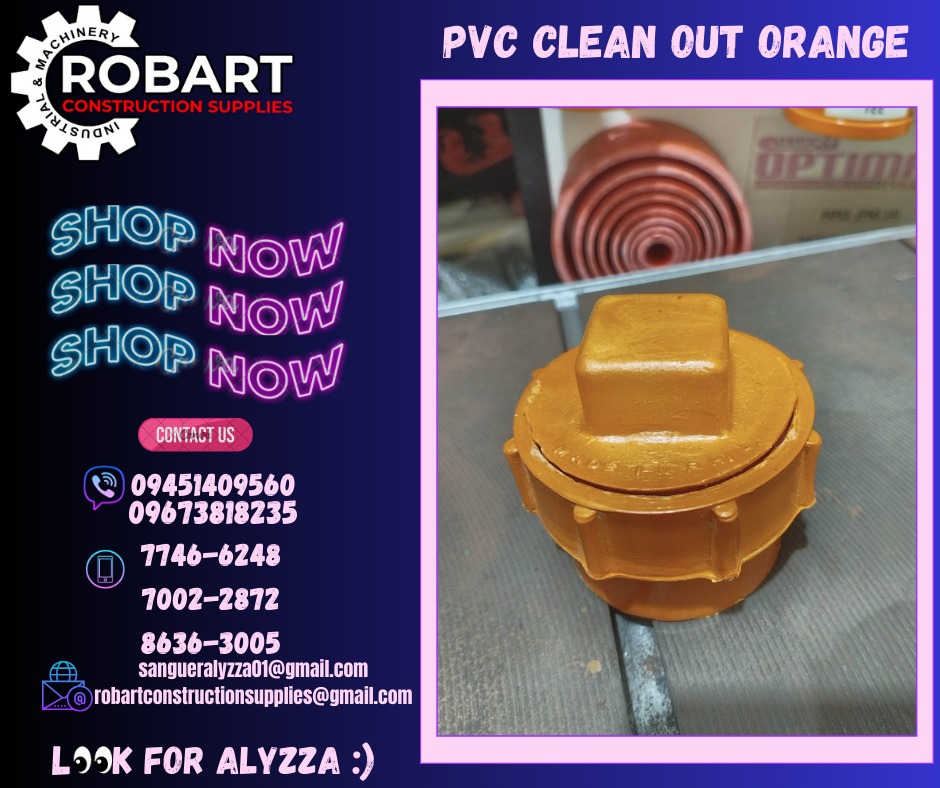 pvc clean out orange, Commercial & Industrial, Construction Tools ...