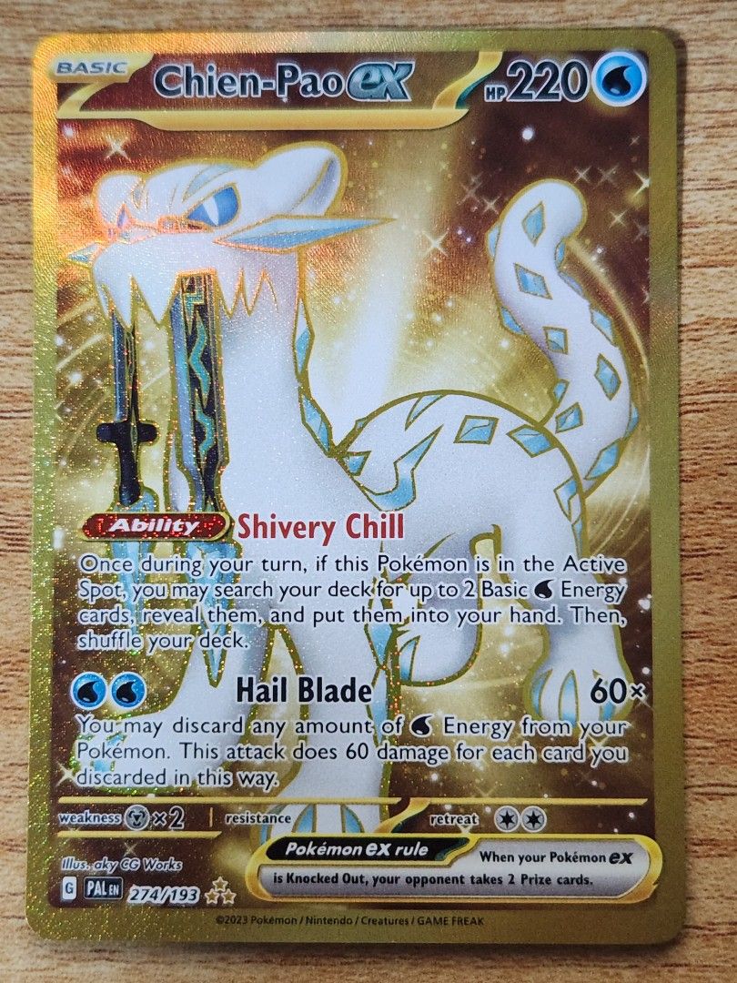 Quaquaval EX SIR, Squawkabilly EX SIR, Chien-Pao EX FA Gold, Superior ...