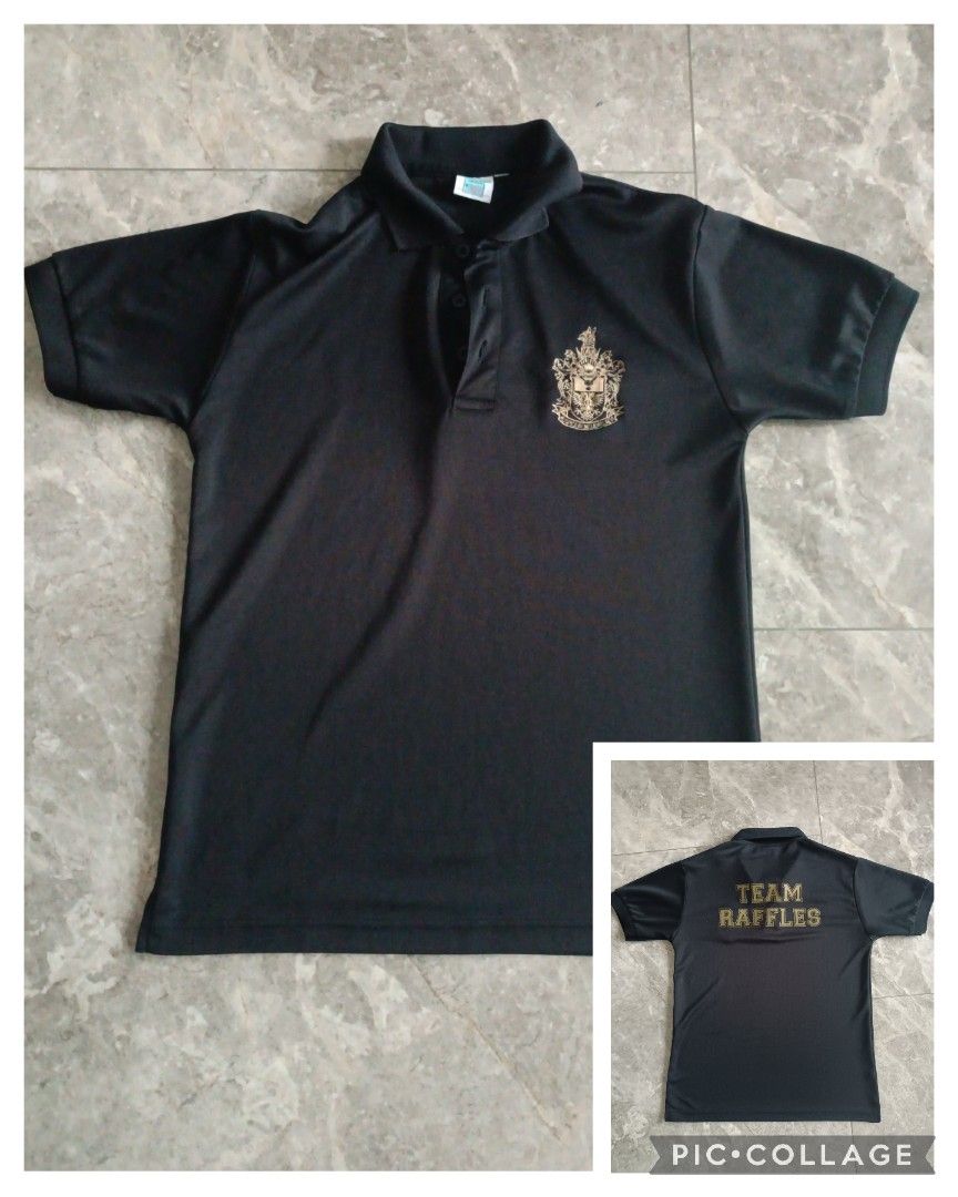 Raffles Institution Team Raffles Polo Tee, Men's Fashion, Tops & Sets ...