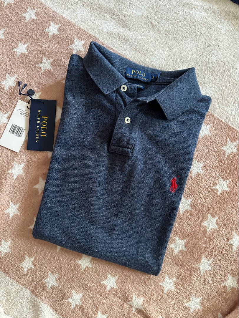 Ralph Lauren Custom Slim Fit Polo Shirt, Men's Fashion, Tops & Sets, Tshirts & Polo Shirts on ...
