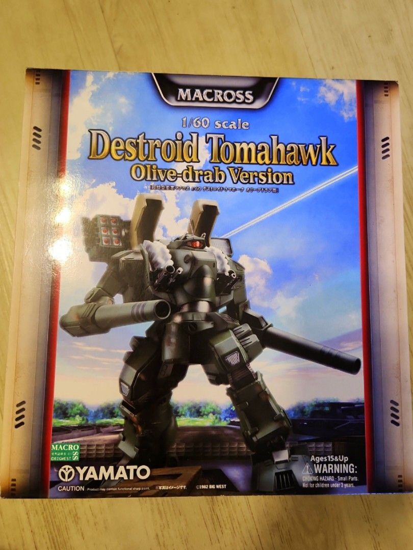 Rare Macross Destroid Tomahawk Olive-drab Version, Hobbies & Toys, Toys ...