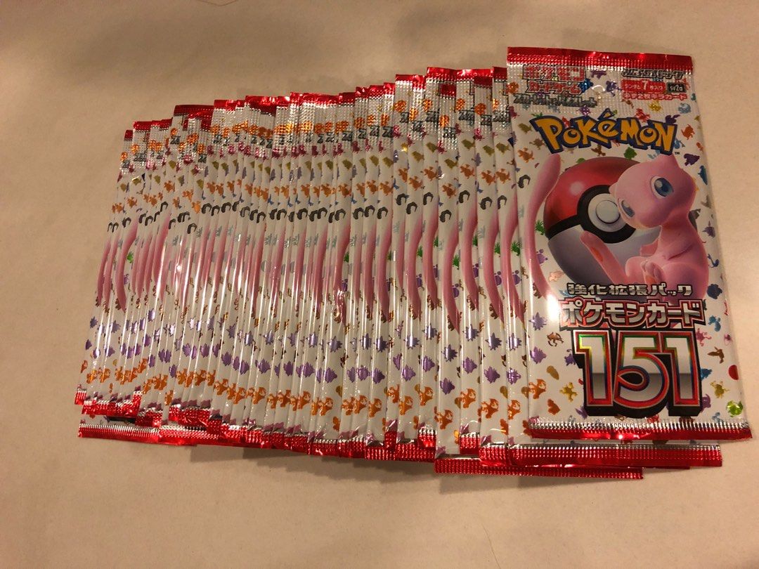 **READY STOCK!** Japanese pokemon 151 loose packs for sale! , Hobbies ...
