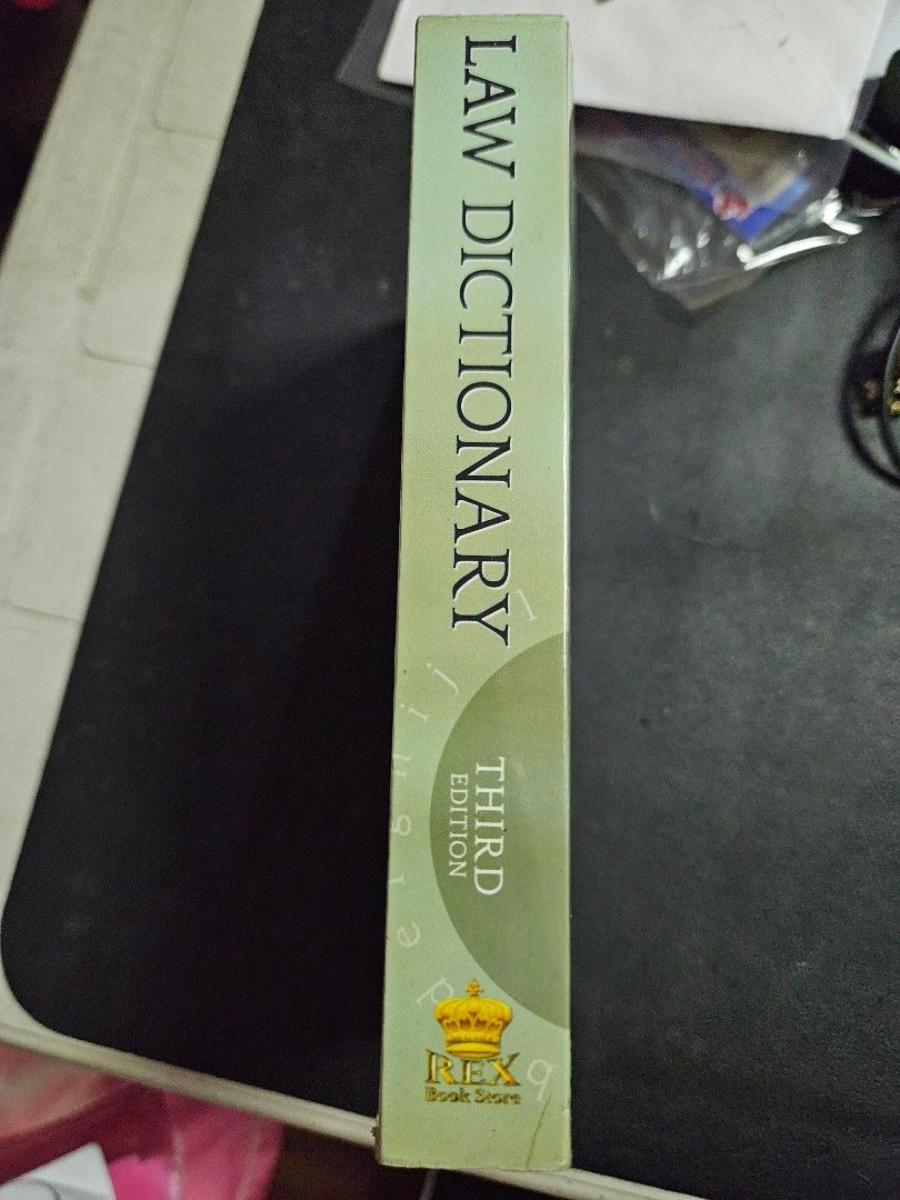 Rex Law Dictionary 3rd Edition, Hobbies & Toys, Books & Magazines ...