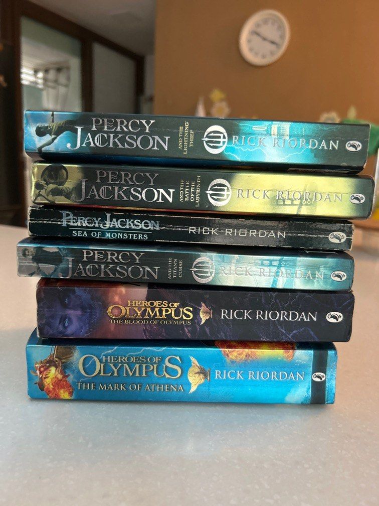 Rick Riordan books ($55 for stack), Hobbies & Toys, Books & Magazines ...