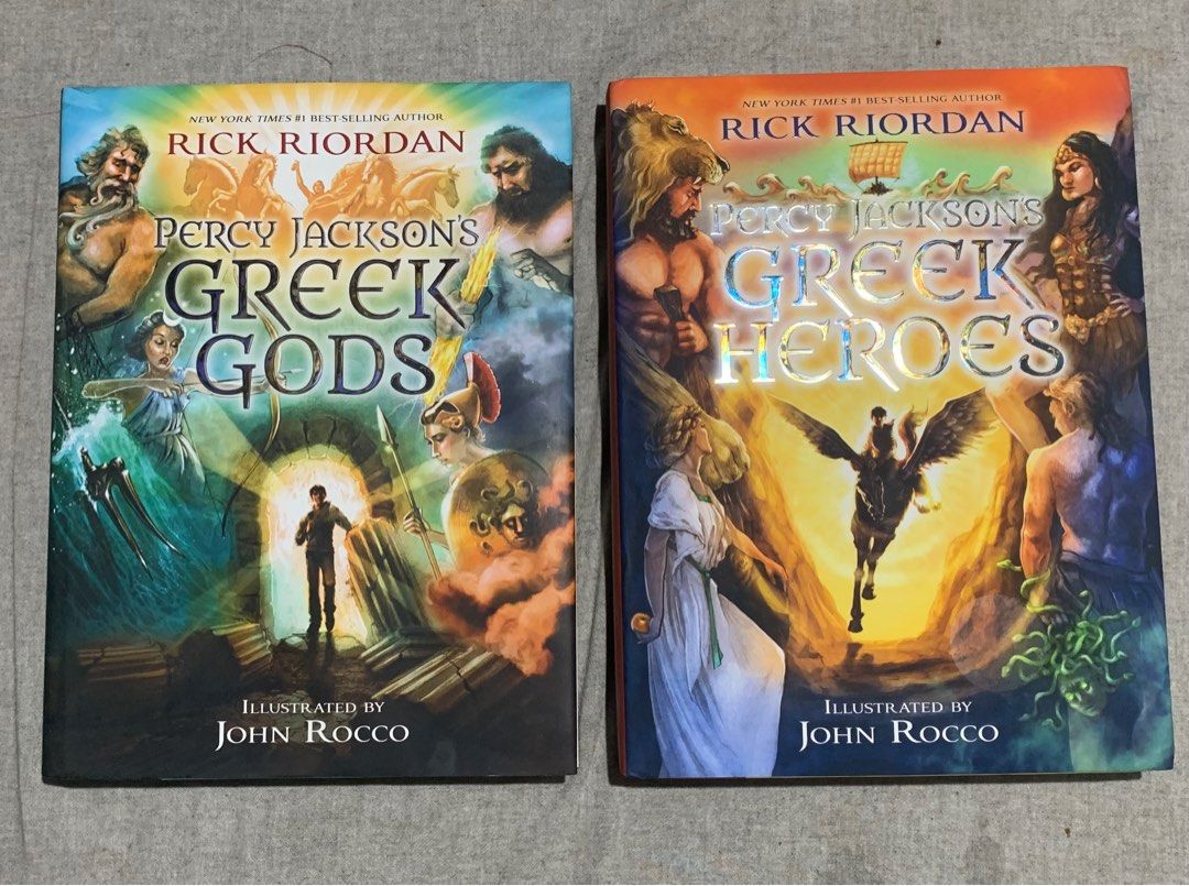 RICK RIORDAN: GREEK GODS & GREEK HEROES - HARDBOUND [SET], Hobbies ...