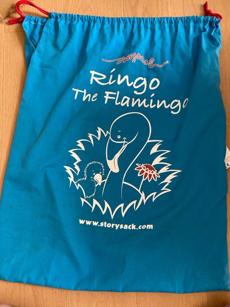 Ringo the flamingo story sack, Babies & Kids, Infant Playtime on Carousell