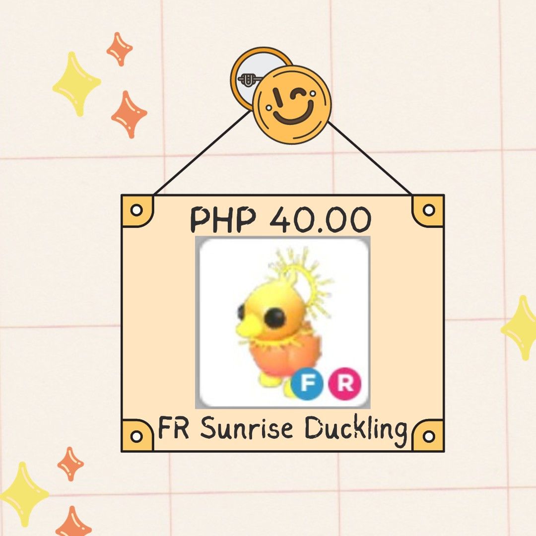 Roblox/Adopt Me | Sunrise Duckling, Video Gaming, Video Games, Others ...