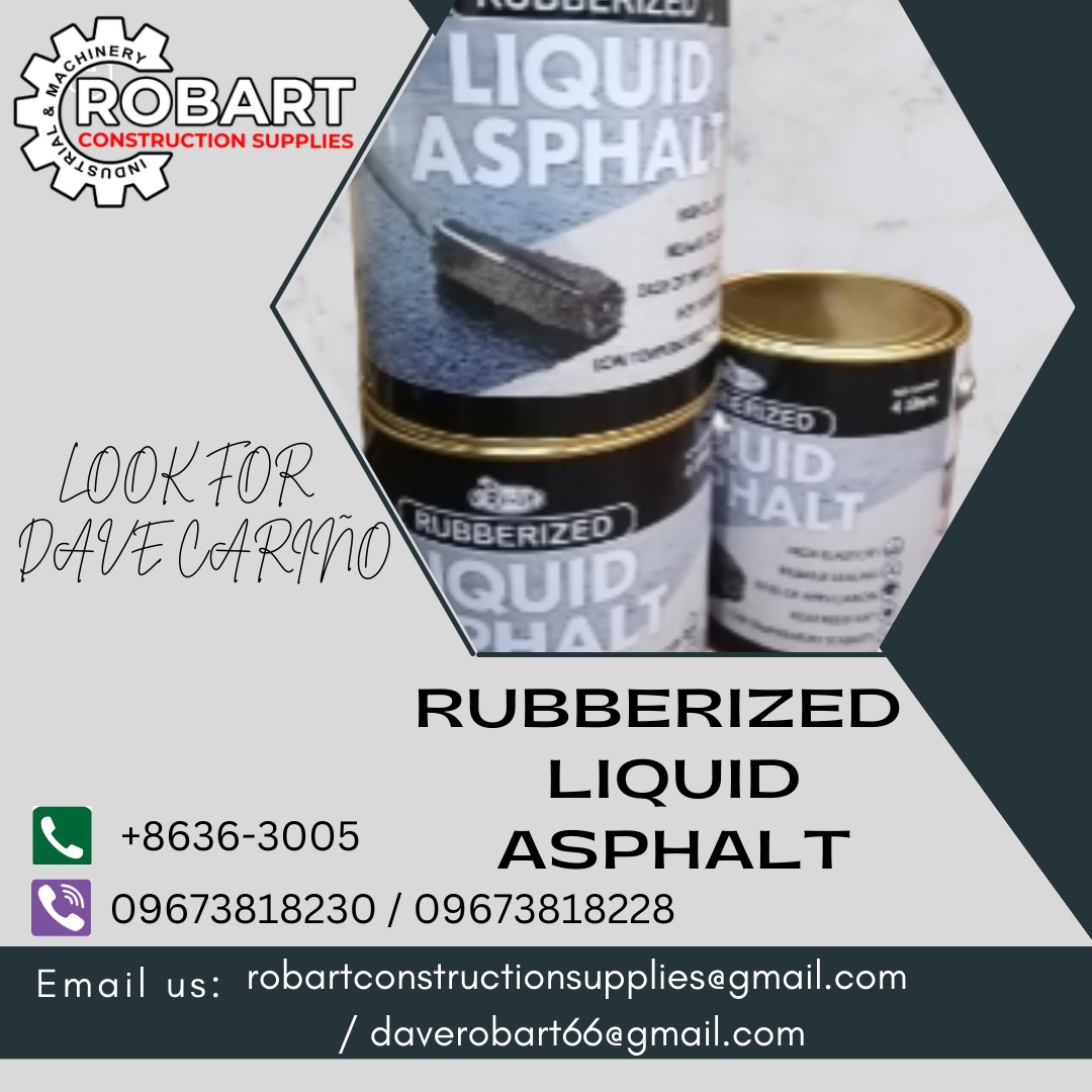 RUBBERIZED LIQUID ASPHALT, Commercial & Industrial, Construction Tools ...