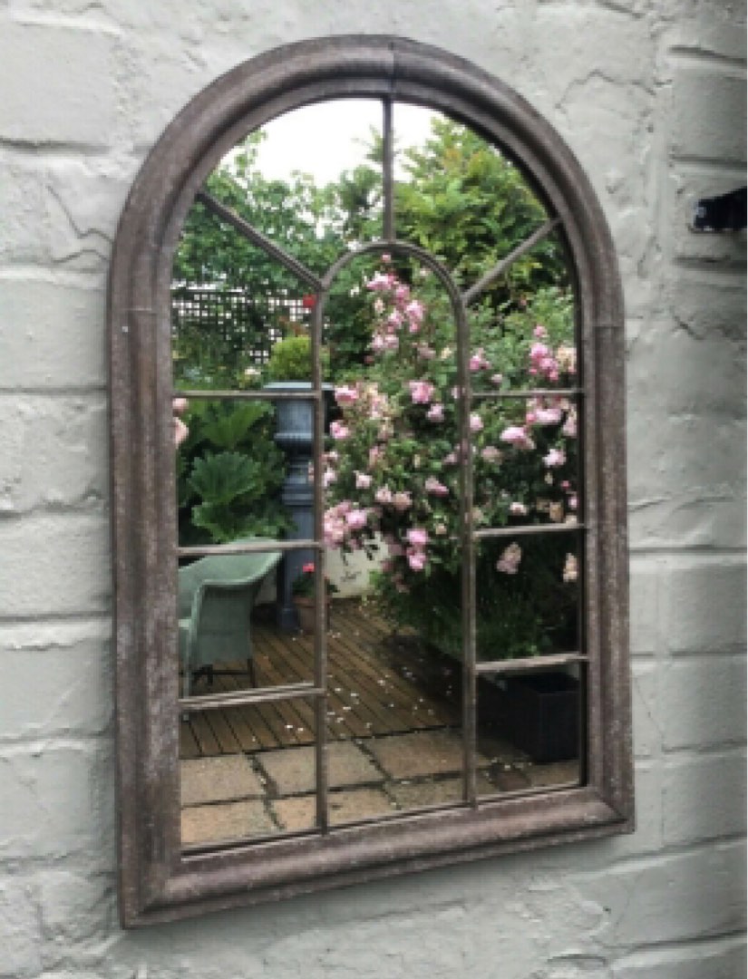 Rustic arch mirror, Furniture & Home Living, Home Decor, Mirrors on ...