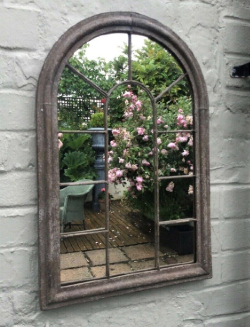 Rustic arch mirror, Furniture & Home Living, Home Decor, Mirrors on ...