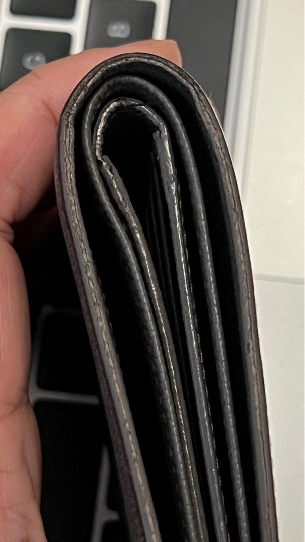 Saint Laurent YSL - Gray Bi-Fold Wallet, Men's Fashion, Watches ...