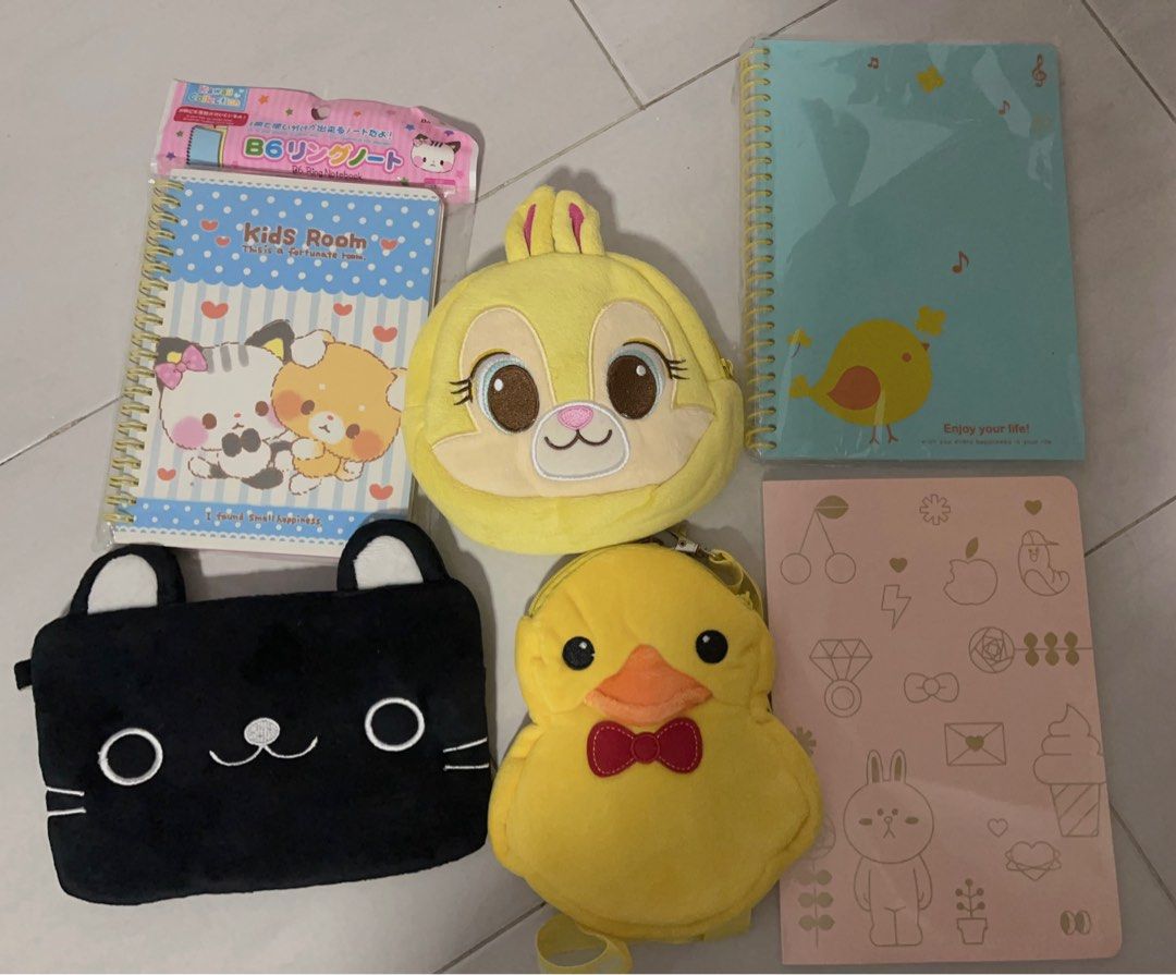 Sanrio Disney character notebook Winnie the Pooh hello kitty, Hobbies ...