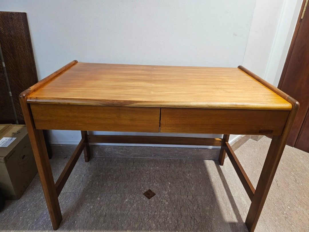 Scanteak Writing Desk, Furniture & Home Living, Furniture, Tables ...