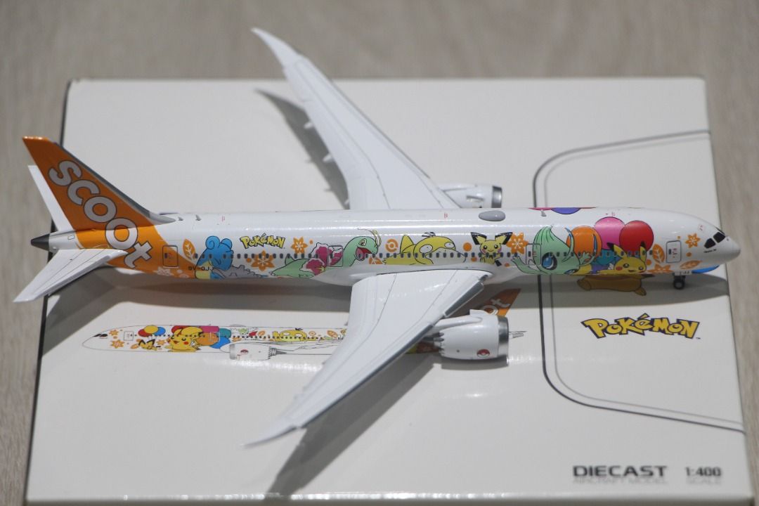 Scoot B787-9 Dream)liner 9V-OJJ 'Pikachu Jet, Flaps Down', Hobbies ...