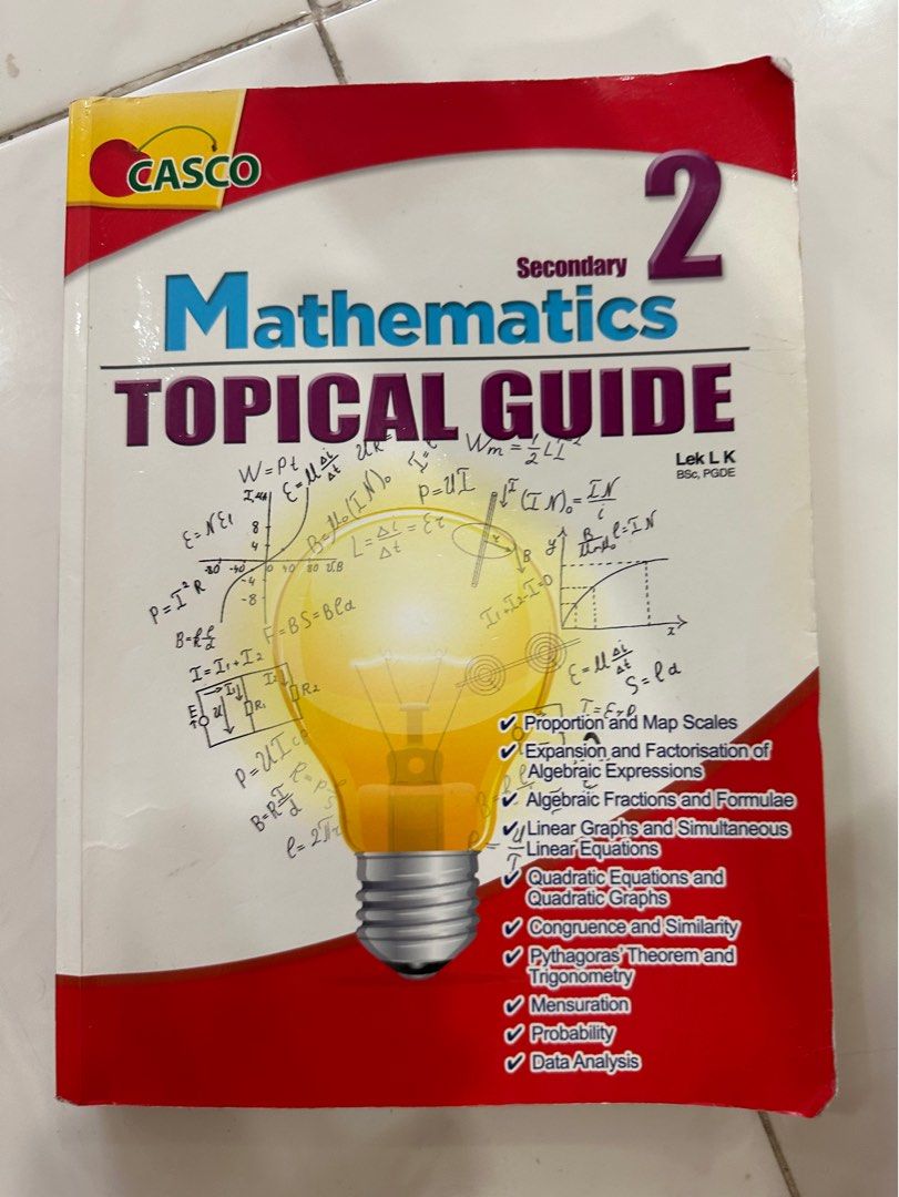 Sec 2 math book, Hobbies & Toys, Books & Magazines, Assessment Books on ...