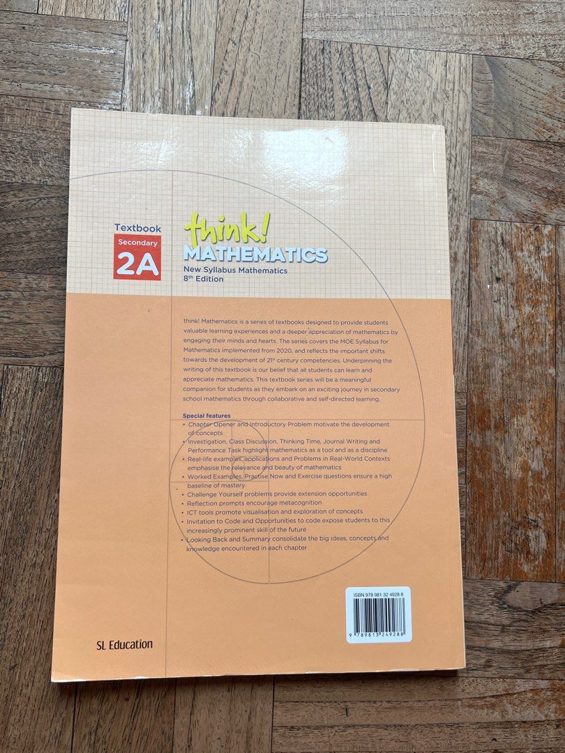 Think! Mathematics Textbook 2A, Hobbies & Toys, Books & Magazines ...